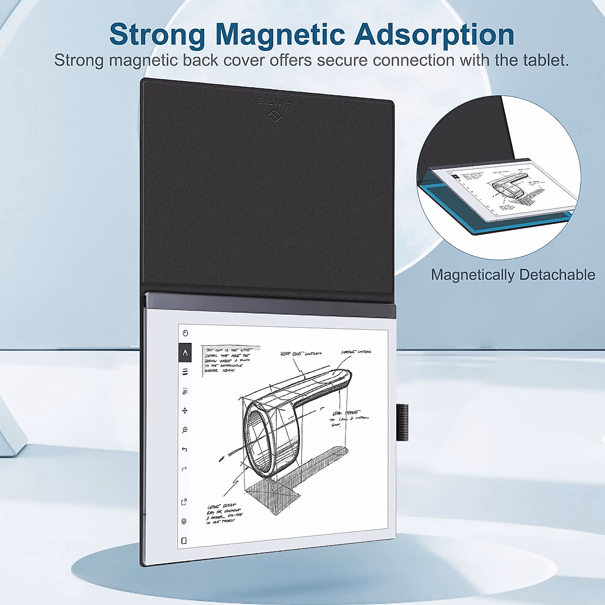 Fintie Case for Remarkable 2 Digital Paper Tablet 10.3 inch (2020 Released) - Premium PU Leather Rotating Cover with Card Slot + Slim Lightweight Book Folio Cover with Pen Holder