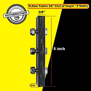 Huthbrother Snow Blower Impeller Modification Kit - 3/8" 4-Blade Universal, for Modifies 2-Stage Machine (4)