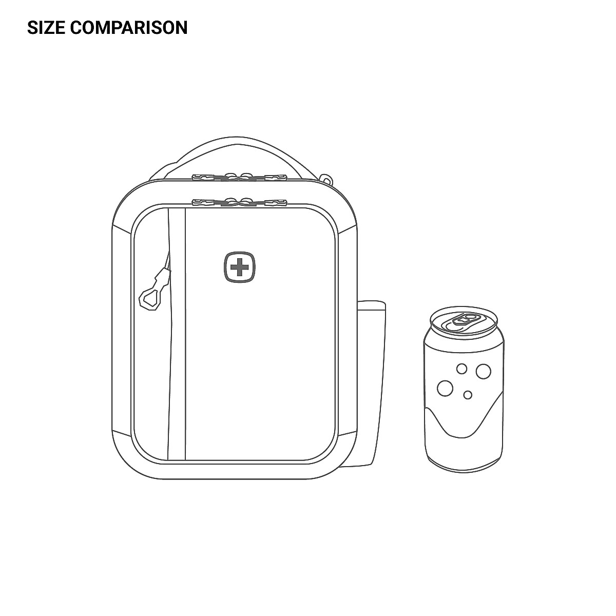 SwissGear Insulated, Black/Red, One Size