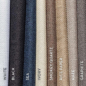 Standard Textile Circa Bed Wrap, Modern Bed Skirt Alternative with Bamboo Core, Haze, King/Cal King