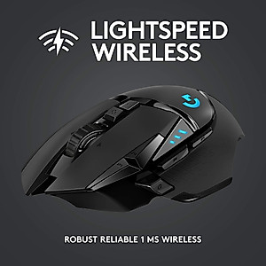 Logitech G915 Lightspeed RGB Mechanical Gaming Keyboard and Logitech G502 Lightspeed Wireless Gaming Mouse Bundle