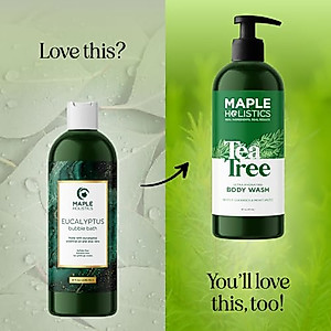 Premium Eucalyptus Bubble Bath Soap - Sulfate Free Adult Bubble Bath for Women and Men with Relaxing Essential Oils with Vitamin E - Foaming Bath Oil for Dry Skin Featuring Aromatherapy Oils