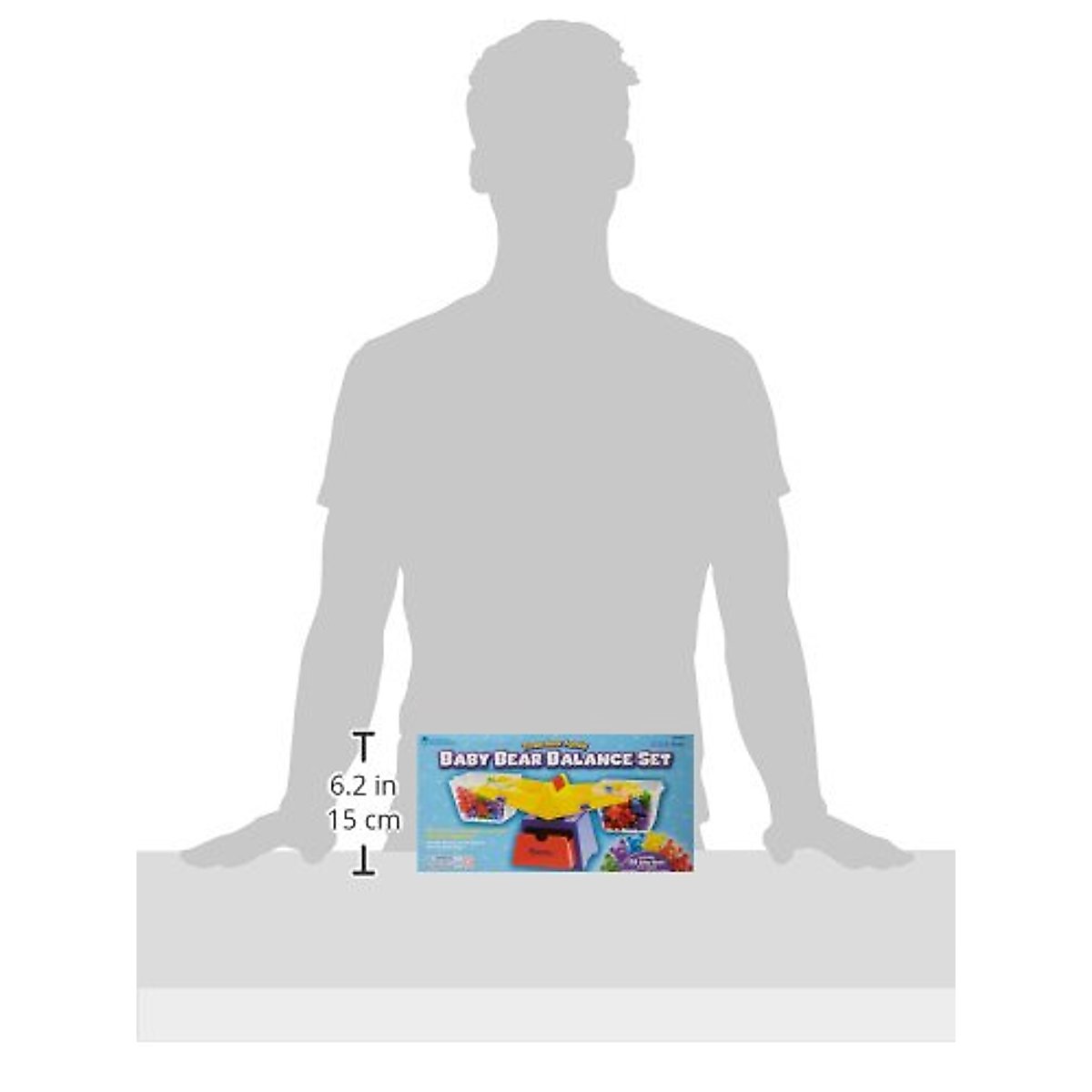 Explore volume and compare solids and liquids with this sturdy bucket balance, including weights and counters, Medium