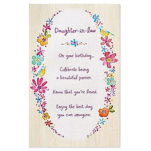 American Greetings Birthday Card for Daughter-In-Law (Beautiful Person)