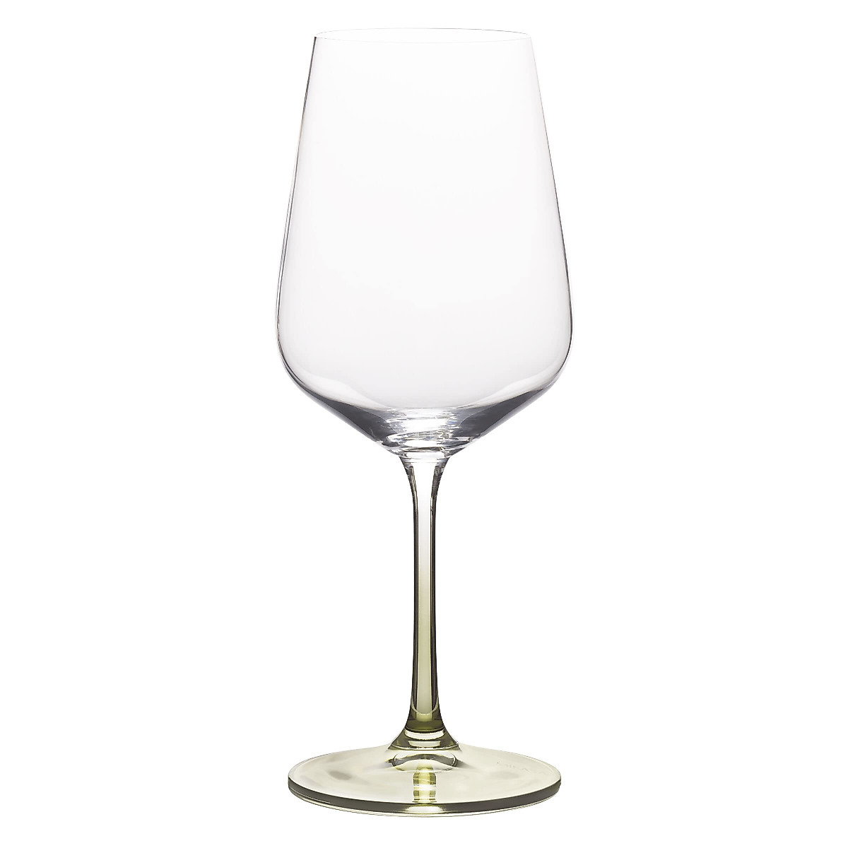 Mikasa Gianna Ombre Set of 4 White Wine Glasses, 15.25-Ounce, Sage