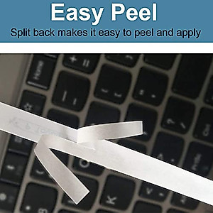 FlyLong Compatible Label Tape Replacement for Brother P Touch TZ TZe-231 TZe-131 TZe Tape 12mm 0.47 inch Laminated Black on White/Clear for Brother P-Touch PTD210 PTH110 PTD400AD Label Makers, 2-Pack