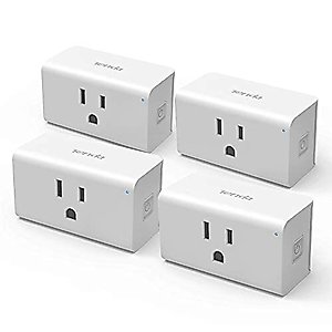 Tenda Beli Smart Plug SP3-Mini Smart Home WiFi Outlet | Works with Alexa Echo dot & Google Assisstant | Voice or App Remote Control | ETL/FCC Listed | No Hub Required,White,4-Pack