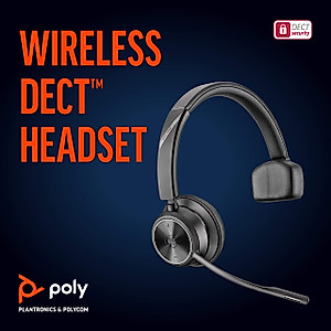 Poly Savi 7310-M Ultra-Secure Wireless DECT Headset System - Microsoft Teams Certified Version