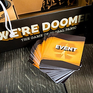 We're Doomed! - Apocalypse Survival Board Game - Cooperative Strategy for 4-10 Players - 15-Minute Race to Escape - Ideal for Competitive Game Nights & Group Gatherings