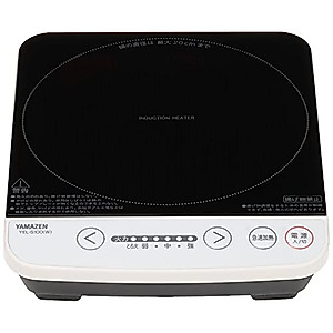Yamazen tabletop IH cooking heater cooker 1000W White YEL-S100 (W)
