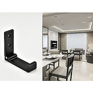 Aluminum Alloy Folding Clothes Hook Coat Rack Single Hook Foldable Wall Mounted Set of 3