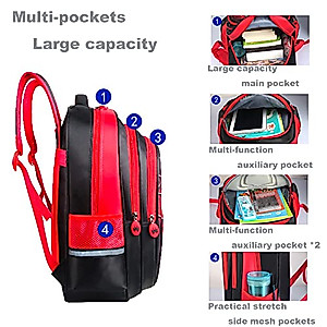 EFBJIXY Kids Backpack cool Bookbags Boys Schoolbag blue