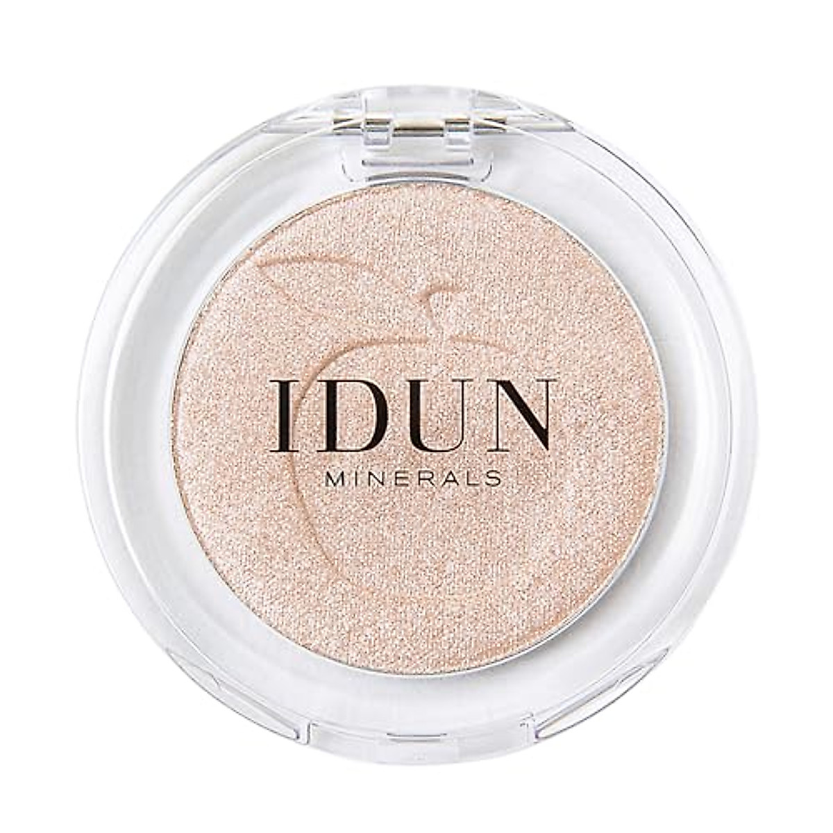 IDUN Minerals Single Eyeshadow, Fjallsippa - Highly Pigmented Intense Color - Highlighter, Shimmery/Illuminating Finish - 100% Vegan, Highly Purified, Safe for Sensitive Eyes - Champagne, 0.10 oz