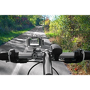 Sound Around Gear Pro High-Definition Sport Action Camera,1080p 720p Wide-Angle Camcorder w/2.0 Touch Screen-SD Card Slot,USB Plug,Mic-All Mounting Gear Included-For Biking And Water Sports(Silver)