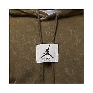Nike Jordan Essentials Fleece Men's Hoodie (as1, alpha, l, regular, regular, Light Olive)
