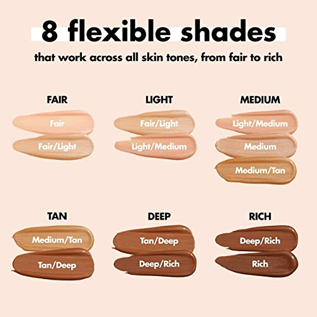 e.l.f. Halo Glow Liquid Filter, Complexion Booster For A Glowing, Soft-Focus Look, Infused With Hyaluronic Acid, Vegan & Cruelty-Free, Tan/Deep