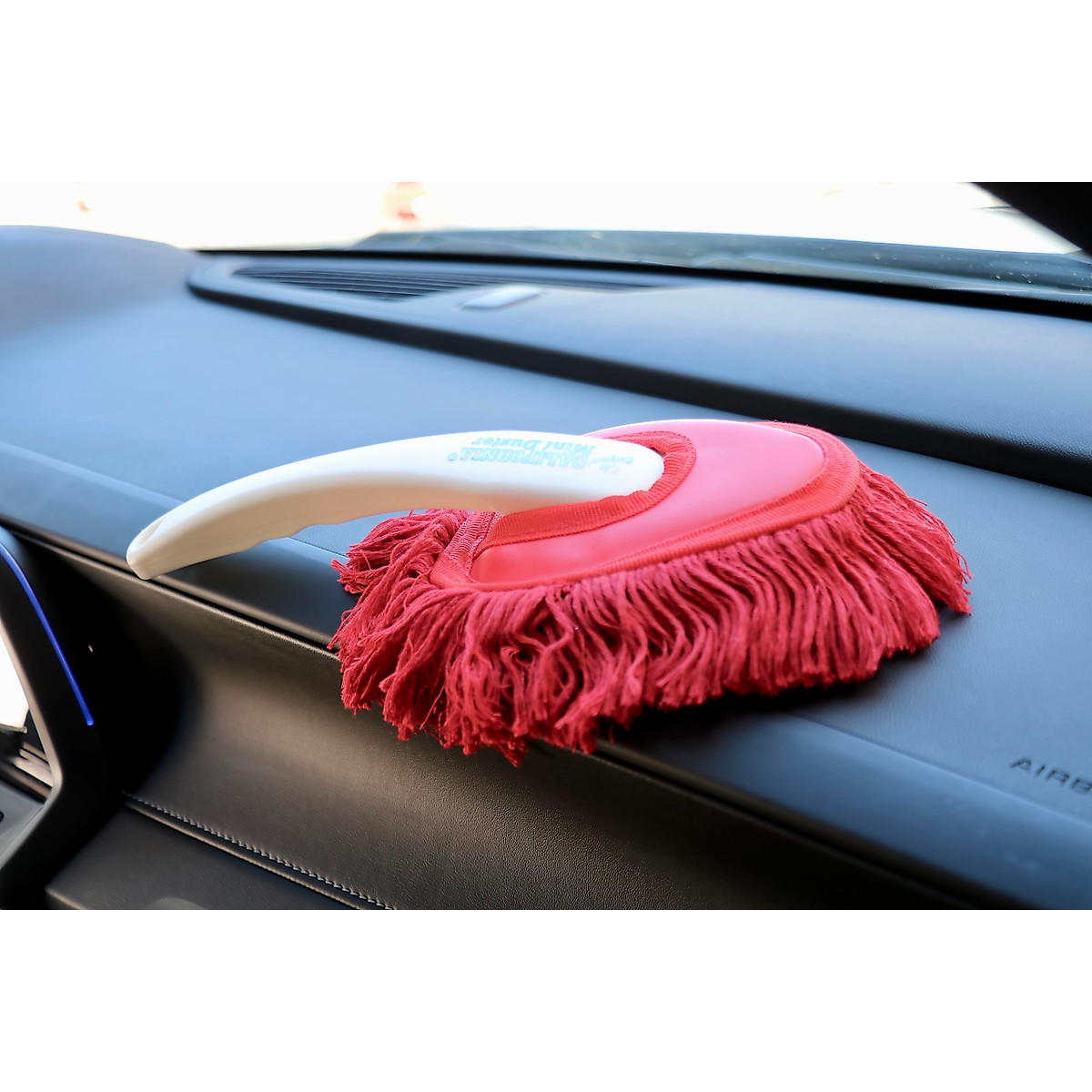 The Original California Car Duster Detailing Kit with Plastic Handle, Model Number: 62445 , Red