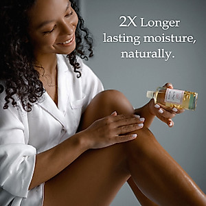 Olivia Care Body Oil Apricot Fig Vegan & Natural Moisturizing - Infused with VITAMIN E, K & Omega Fatty Acids - Refreshing Fragrance - Reduce Dry Skin, Anti-Aging Properties (Apricot Fig)