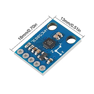 ACEIRMC 5pcs GY-273 QMC5883L 3-Axis Compass Magnetometer Sensor Board Module IIC/I2C for Arduino 3-5V Power High Accurancy