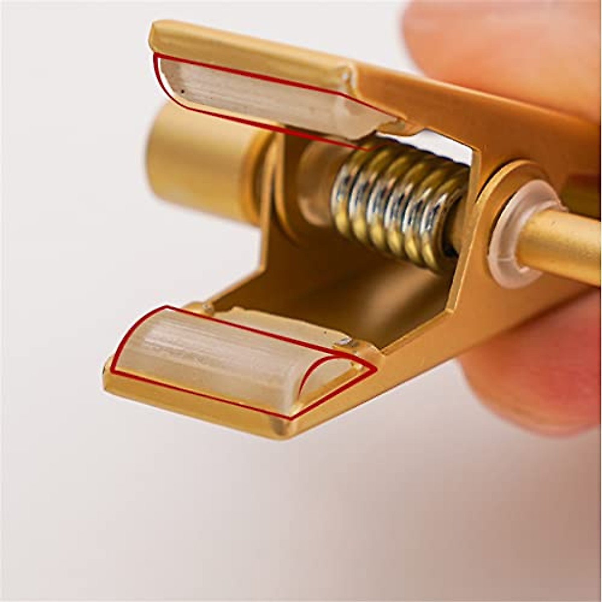 n/a 5pcs Trouser Hanger Clips Aluminum Alloy Anti Slip Pants Skirt Drying Rack Trousers Clips Wardrobe Storage Metal Clothes Hangers