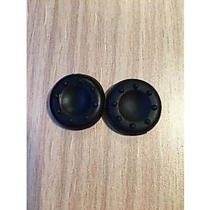 Analog Silicone Thumb Stick Grip Joystick Caps Cover for PS4 PS3 Xbox 360 Xbox One Game Controllers (4 x Black)