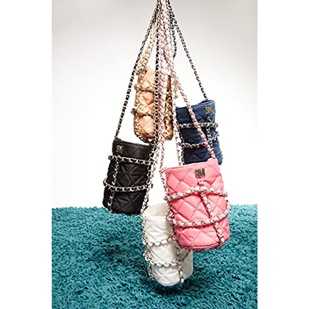 Steve Madden Quench Waterbottle Crossbody, Nude