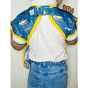 byGG Smock for Baby and Toddler Waterproof Bibs, Mess proof, Fun design, for Eating and other Activities with Catcher Easy clean, Washable