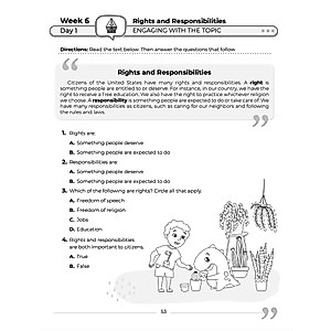 1st Grade Social Studies: Daily Practice Workbook | 20 Weeks of Fun Activities | History | Civic and Government | Geography | Economics | + Video ... Each Question (Social Studies by ArgoPrep)