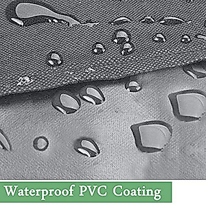 AKEfit Generator Cover for 5500-15000 Watt Portable Generators, Waterproof Heavy Duty 600D Oxford Fabric Universal Cover, UV Protection Windproof Portable Generator Cover Large 28x38x30 inch, Gray