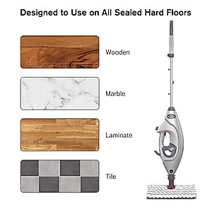 FUSHUANG 4 Pack Steam Mop Pads Compatible Shark Lift Away Pro & Genius S3973 S3973D S3973WM S5002Q S5003A S6001 S6002 S6003 Steam Mop, Part XTP184 & P184WQ