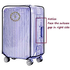 GigabitBest Thicken Luggage Cover Suitcase Cover Protector with Large Velcro (20''(18.89''H x 13.38''L x 9.44''W))