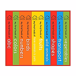 My First Library : Boxset of 10 Board Books for Kids