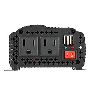 Car 1500W 12V DC to 110V AC 1500W Car Auto Voltage TransCompatible withmer Inverter Converter Car Charge