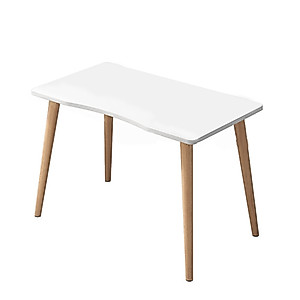 Worparsen Computer Desk, 27 inch Small Home Office Desk for Small Spaces & Home, Office, Study, Writing, White (Fast Delivery from USA) White