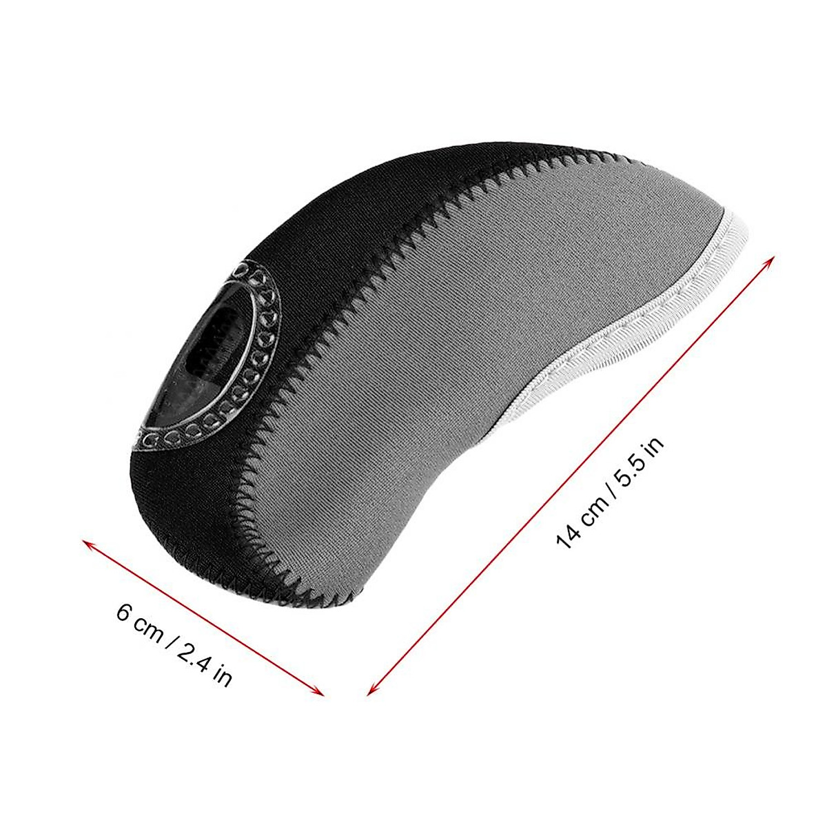 10Pcs Golf Club Head Cover, Neoprene Protective Headcover Golf Club Iron Head Covers Set (Grey + Black) Funny Driver Heads Iclubs