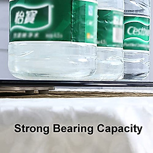 WYFFF 30 Inch Glass Lazy Susan Turntable for Dining Table, Round Tabletop Rotating Serving Tray, for Birthday Parties Family Dinners and Banquets