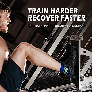 NEWZILL Low-Cut Compression Socks Unisex Running Socks with Embedded Frequency Technology for Heel, Ankle & Arch Support, Improves Stamina Endurance & Balance