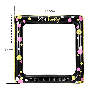 JINYONGXING Inflatable Selfie Photo Frame Photo Props Photo Booth Birthday Decoration Party Props Ideal for Bridal Shower Baby Shower Wedding Favors