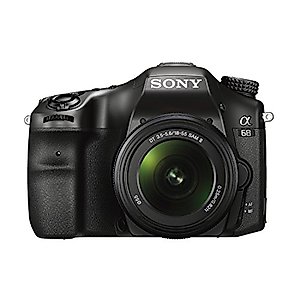 Sony a68 Translucent Mirror DSLR Camera w/ SAL18552 Lens