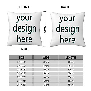 Customized Pillows with Photos Customize Pillow with Your Own Picture Custom Gifts for Boyfriend Double Sided Printed Pillowcase Pillow Sets