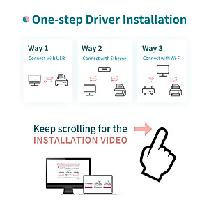 Pantum M6552NW All in One Laser Printer Scanner Copier with Auto Document Feeder, Wireless Multifunction Black and White Laser Printer, Black