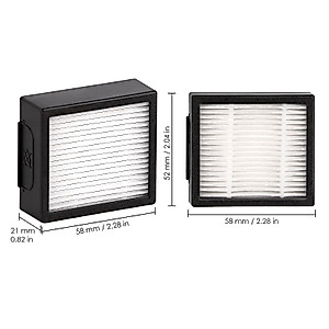 (6 Pack) Combo 10 Max Replacement HEPA Filter Compatible with iRobot Roomba Combo J7+ plus/Combo j9+/ Combo 10 Max Robotic Vacuum Cleaner HEPA Filters Accessories(NOT FOR Roomba combo j5 combo j5+)