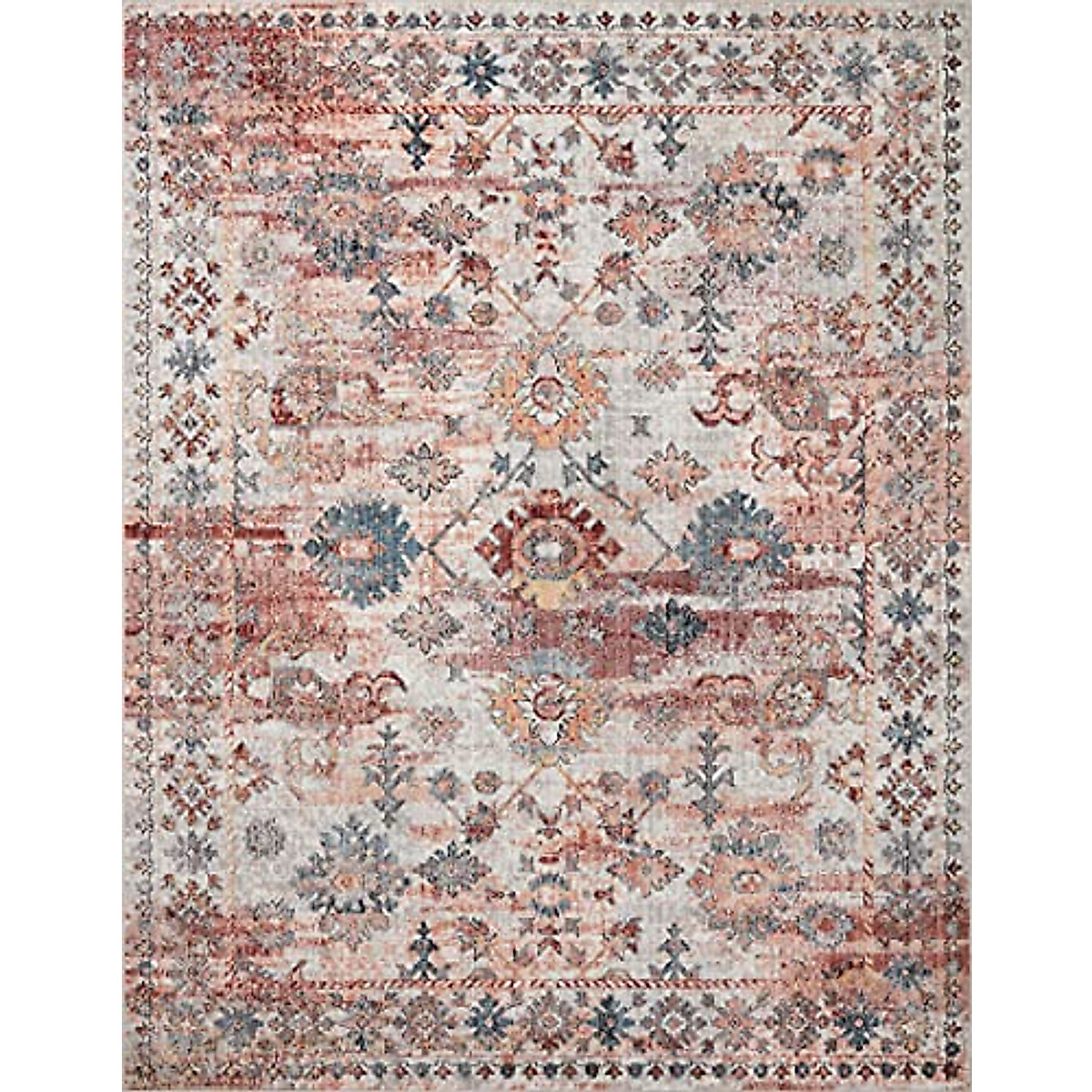 Loloi II Cassandra Collection CSN-06 Rust / Multi, Traditional 2'-6" x 7'-9" Runner