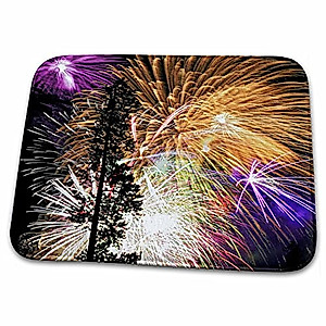 3dRose Colorado, Frisco, July 4th Holiday Fireworks - US06... - Bathroom Bath Rug Mats (rug-88848-1)