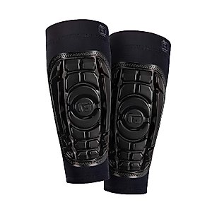 G-Form Youth Pro-S Compact Soccer Shin Guards - Football Shin Guards - Black, Youth S/M