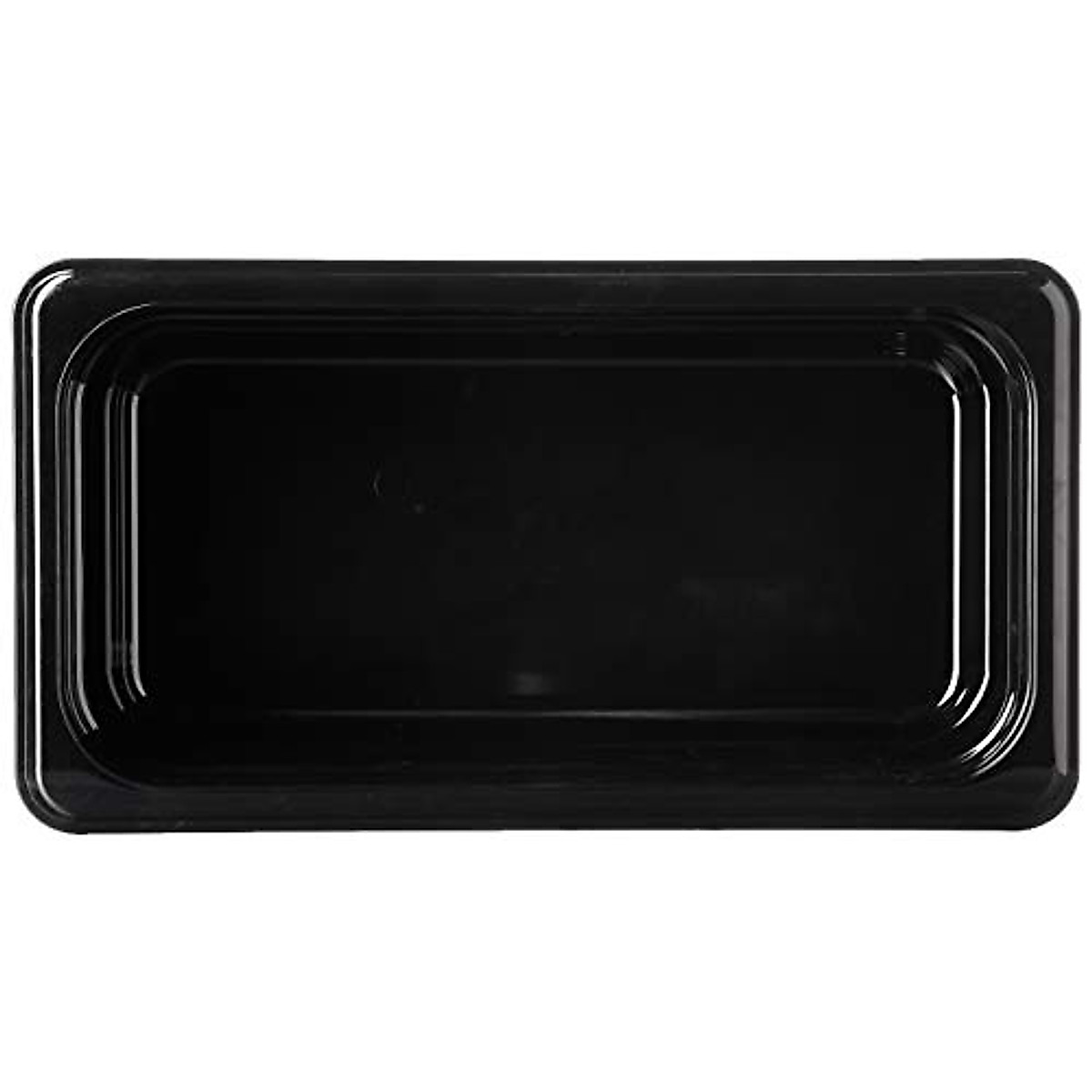 Cambro Black 1/3 Size High Heat H-Pan 4" H
