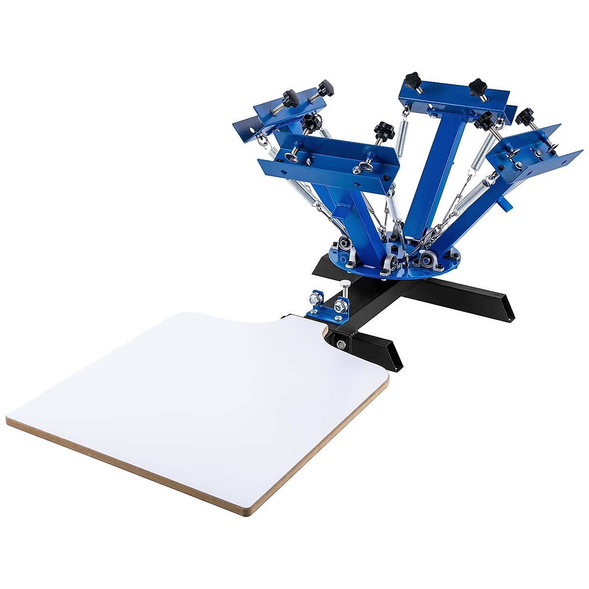 VEVOR Screen Printing Press 4 Color 1 Station Screen Printing Machine Removable Pallet Silk Screen Printing Machine for DIY T-Shirt Printer