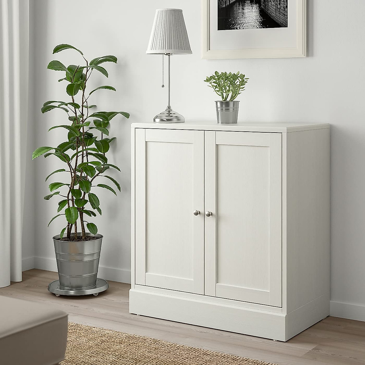 Ikea Havsta Cabinet with Base White 103.886.23