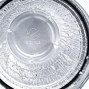 Z GRILLS BBQ Grease Foil Bucket Liners Grill Drip Disposable Aluminum 5/20/25/30 Packs (5 Packs)