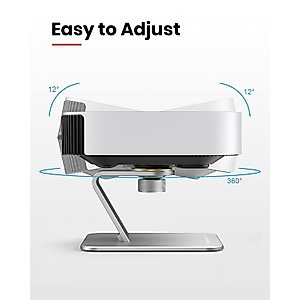 Nebula Capsule II Smart Mini Projector with Nebula Desktop Stand for Projectors, 360° and Height Adjustment